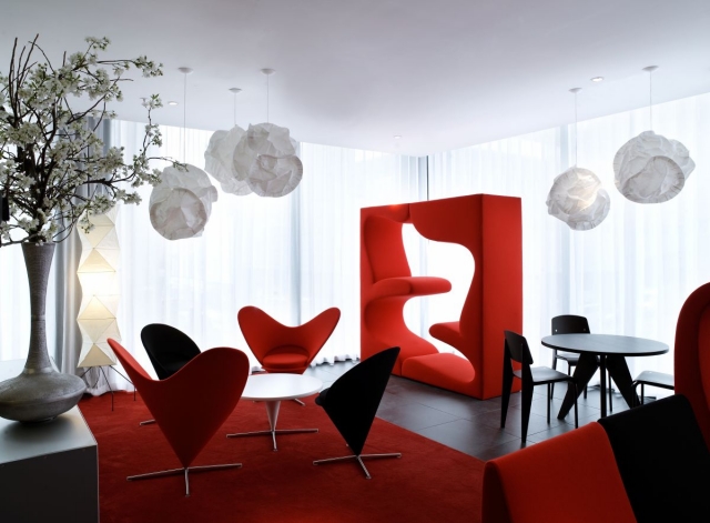 Déco salon en couleur rouge - quelques idées magnifiques et tendance